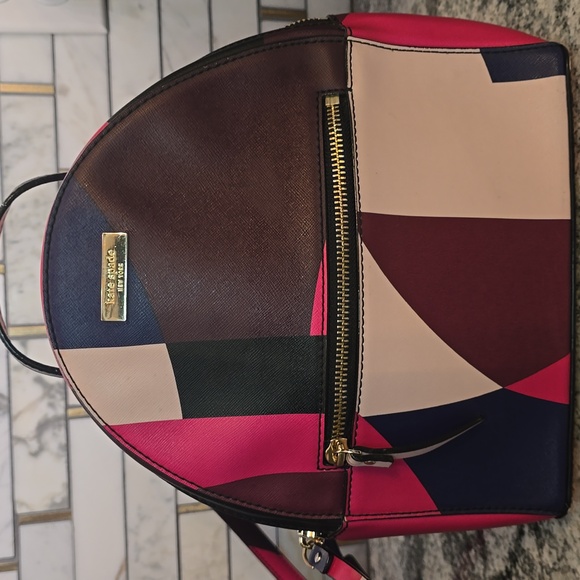 kate spade | Bags | Kate Spade Geometric Leather Mini Backpack | Poshmark